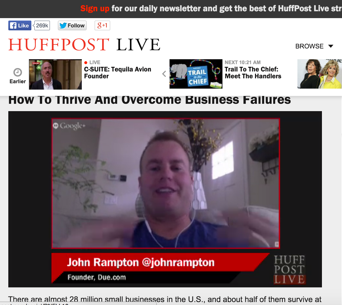 How To Thrive And Overcome Business Failures - Meet John Rampton ...