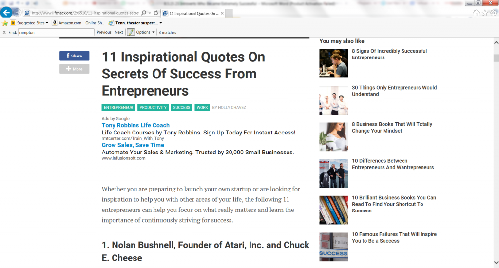 11 Inspirational Quotes on Secrets of Success from Entrepreneurs - Meet ...