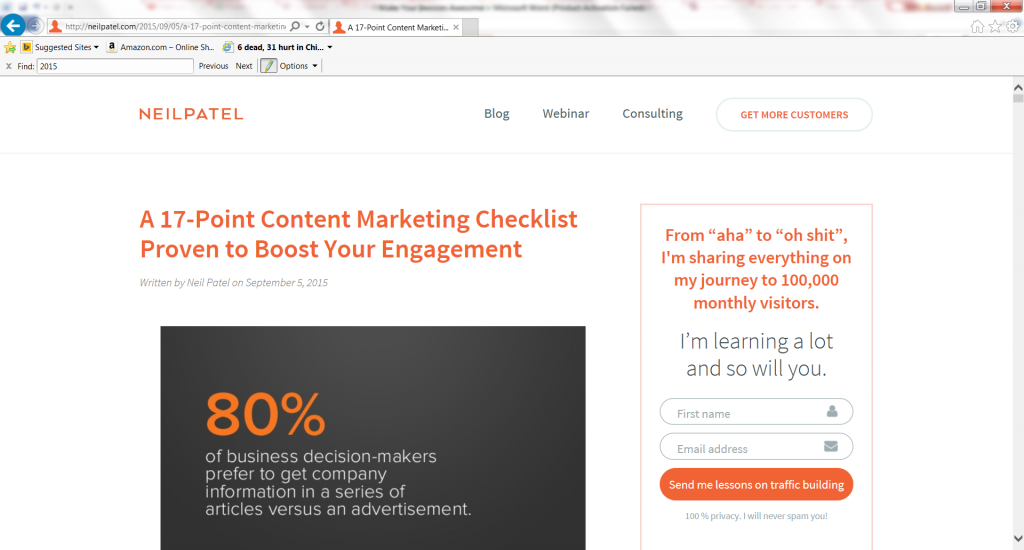 A 17-Point Content Marketing Checklist Proven to Boost Your Engagement ...