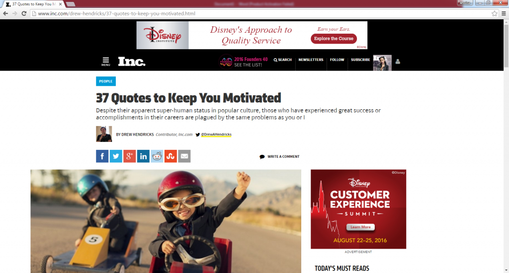 37 Quotes to Keep You Motivated - Meet John Rampton - Entrepreneur ...