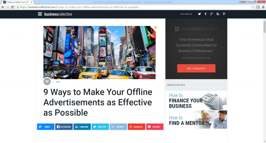 9 Ways to Make Your Offline Advertisements as Effective as Possible ...