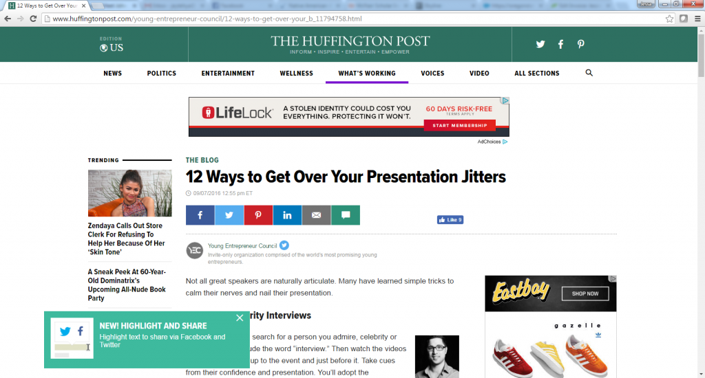 12 Ways to Get Over Your Presentation Jitters - Meet John Rampton ...